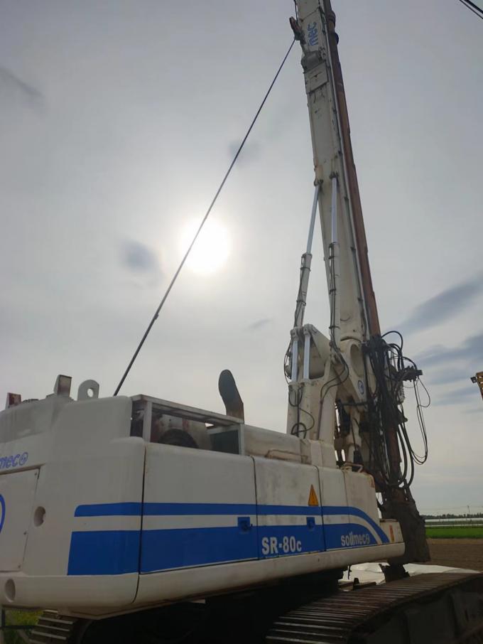 Foundation Drilling Used Piling Rig Soilmec Sr80c Diameter 2500mm