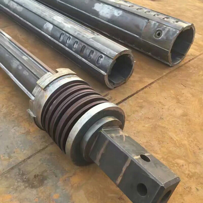 Interlocking kelly bars 30m 45m 50m Q345B seamless steel tube bored ...