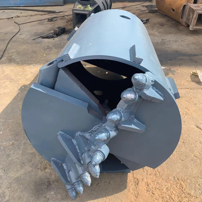 Bullet Teeth Bk4722h Rock Drilling Bucket Earth Drill Bucket For Sandy ...