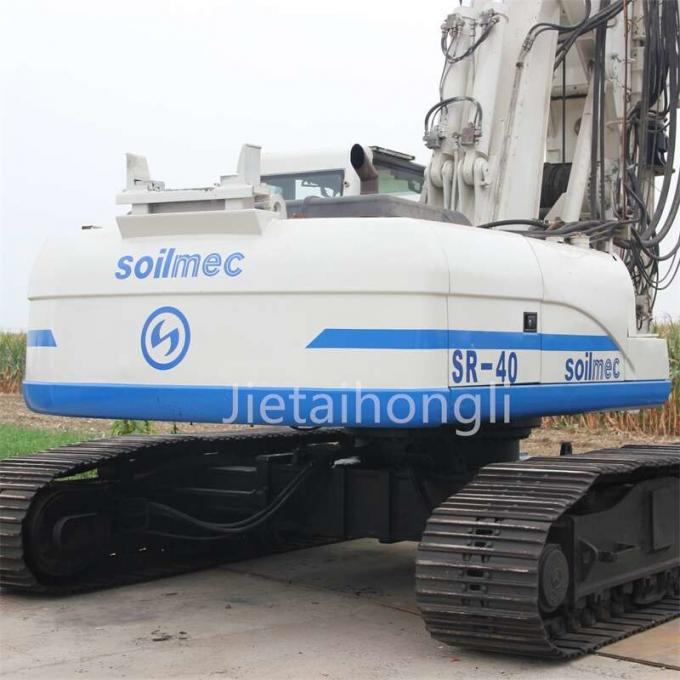 150 kNm Used Bored Piling Rig Soilmec SR40 With Frictional Kelly Bar