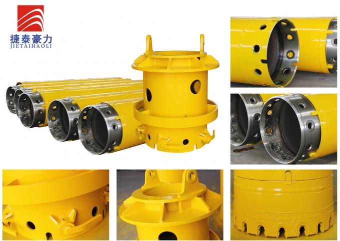 Double Wall Casing Driver Adaptor Foundation Drilling Tools For Pile ...